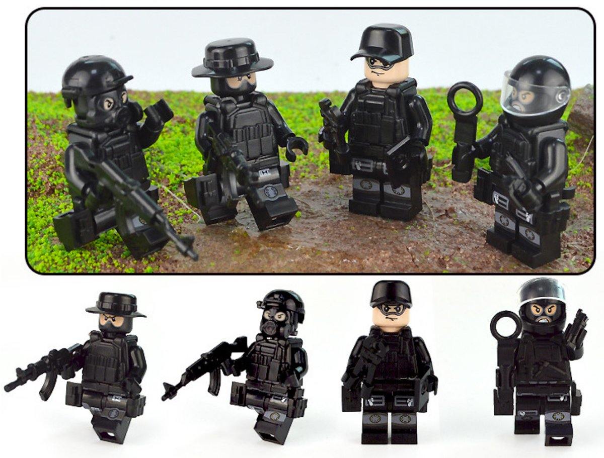12 Pcs Lego Police SWAT Set [ with weapons pack ] | A2Z Oz Mall – A2ZOZMALL